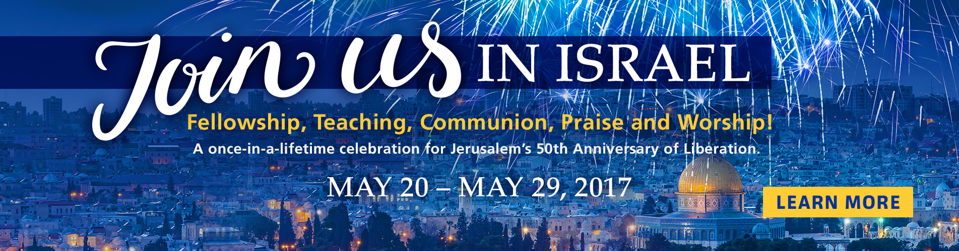 Israel Tour 2017 - Jerusalem Prayer Team