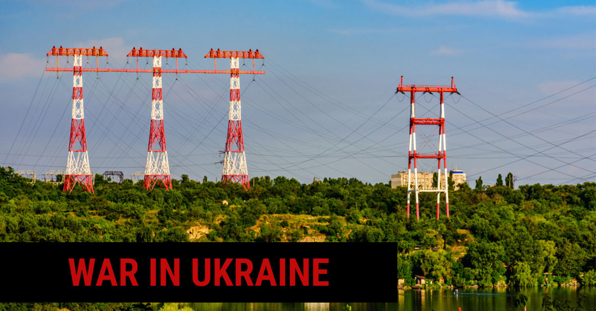 60% of Ukraine's Power Grid is Off-Line