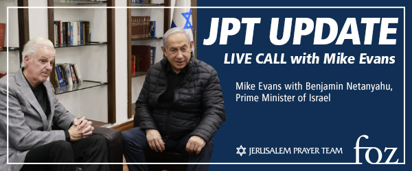 Mike Evans Live - Jerusalem Prayer Team